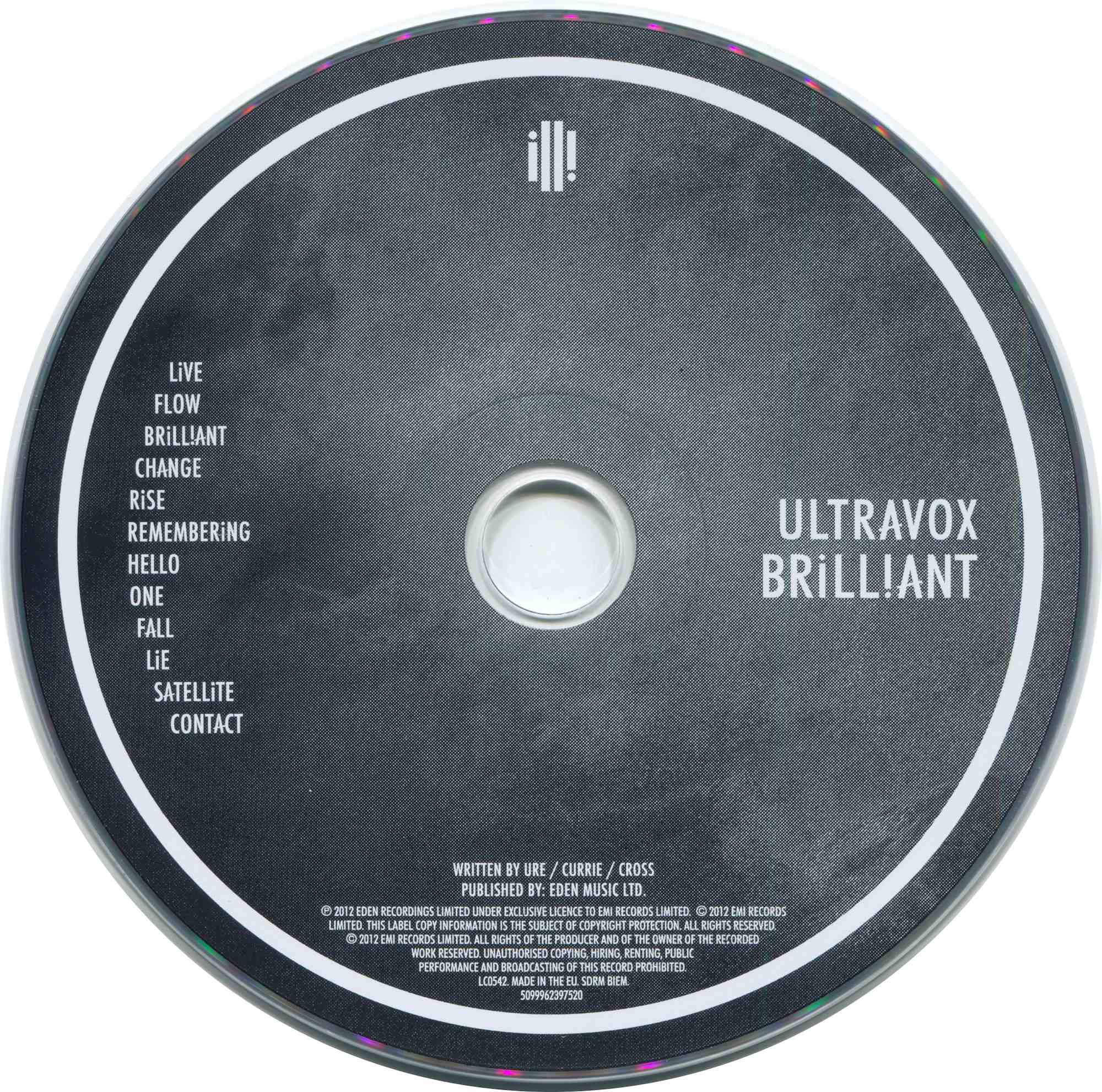 Ultravox Brilliant : CD | CD Covers | Cover Century | Over 1.000.000 ...